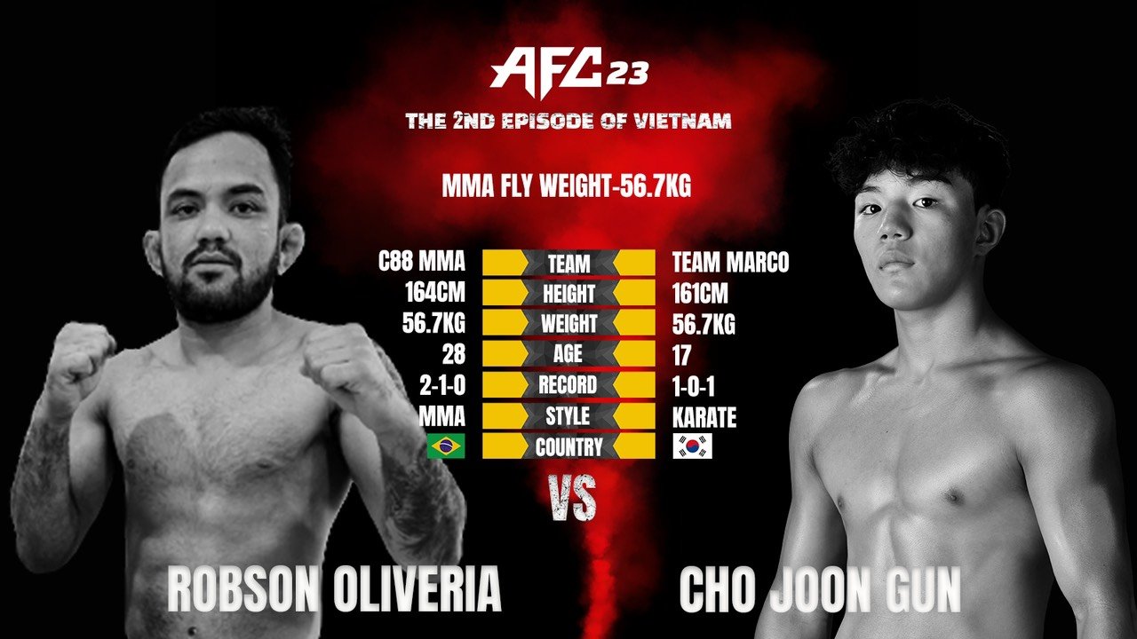 Giải MMA Hàn Quốc AFC trở lại Việt Nam, chào đón 2 ứng viên LION Championship